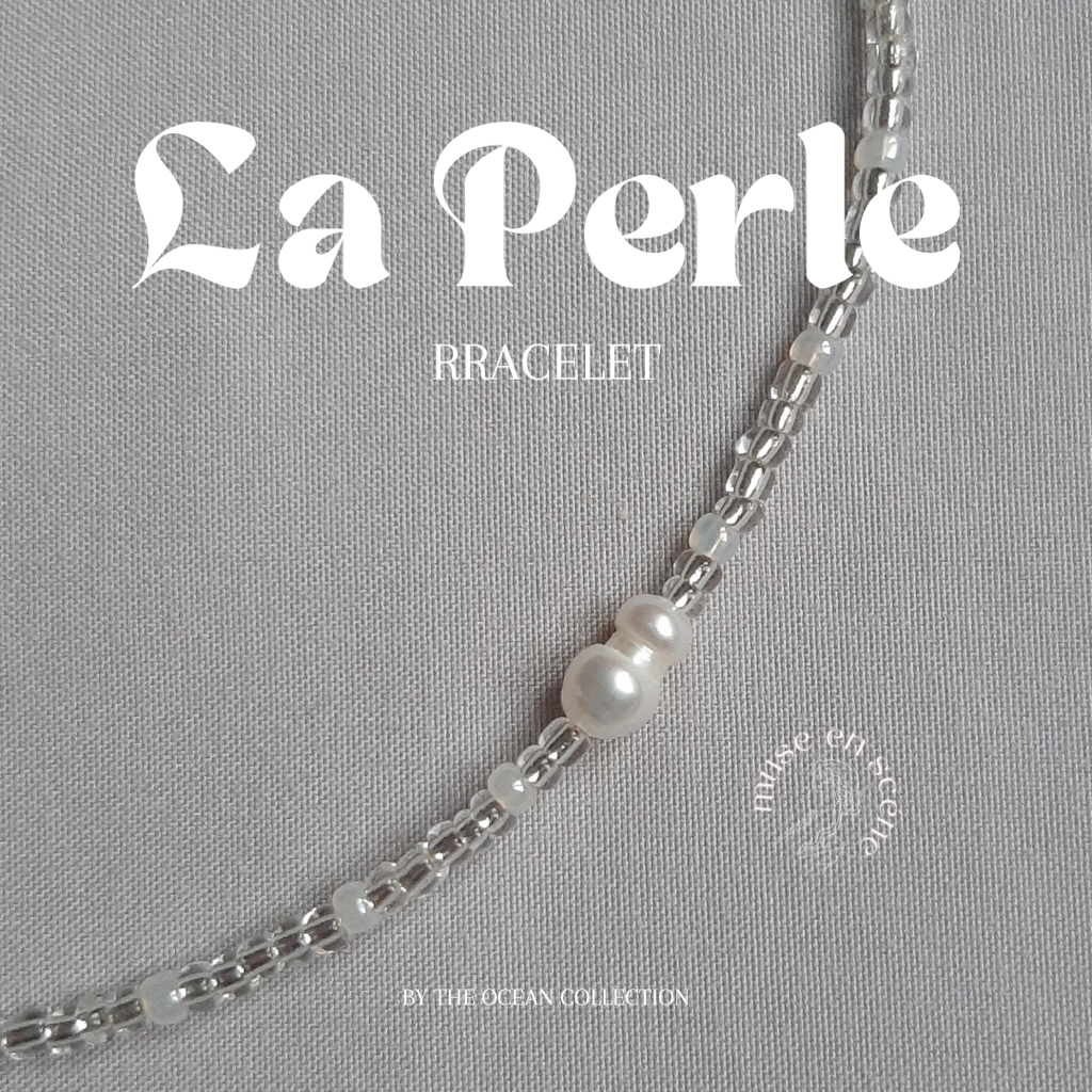 Jual La Perle Bracelet ( Gelang Manik Mutiara Air Tawar Stainless Steel ...