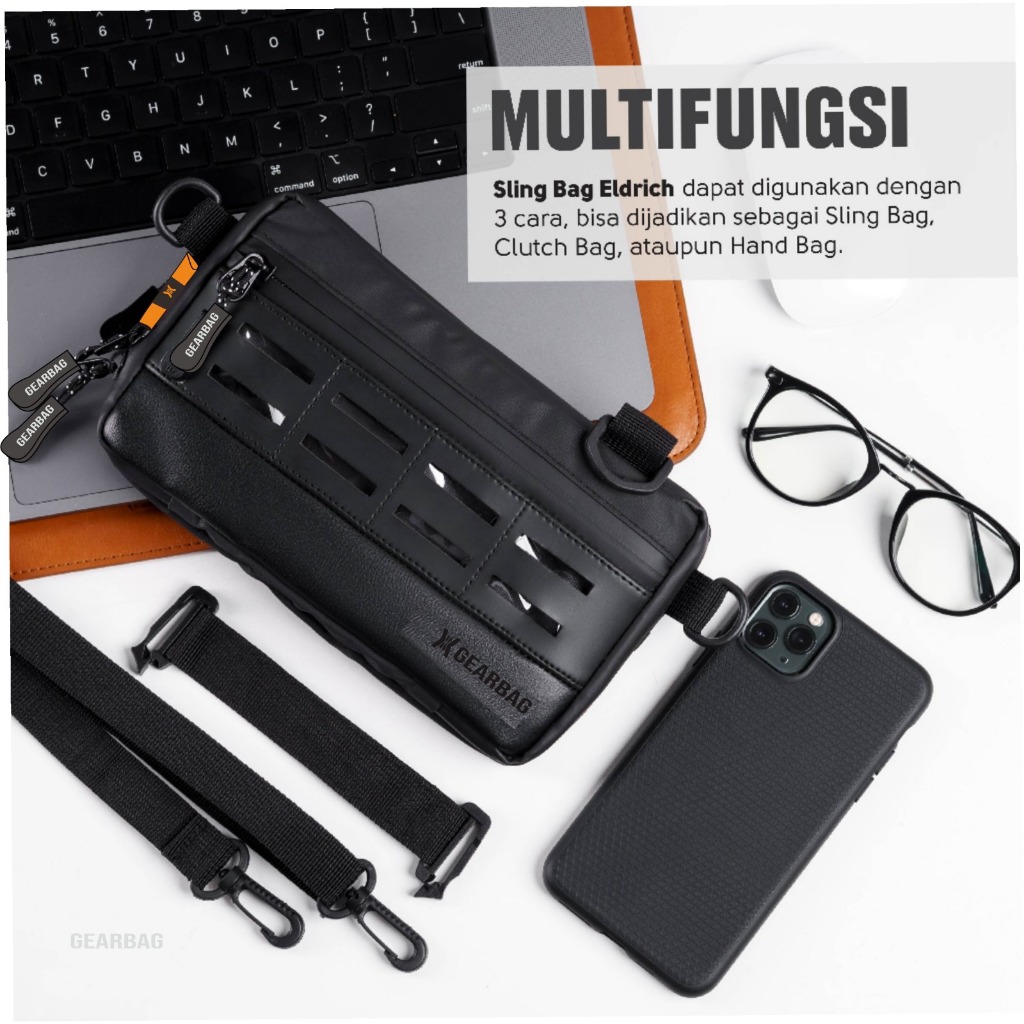 Jual HAWK STORE - Handbag Pria Warna Hitam Waterproof Multifungsi 174 ...