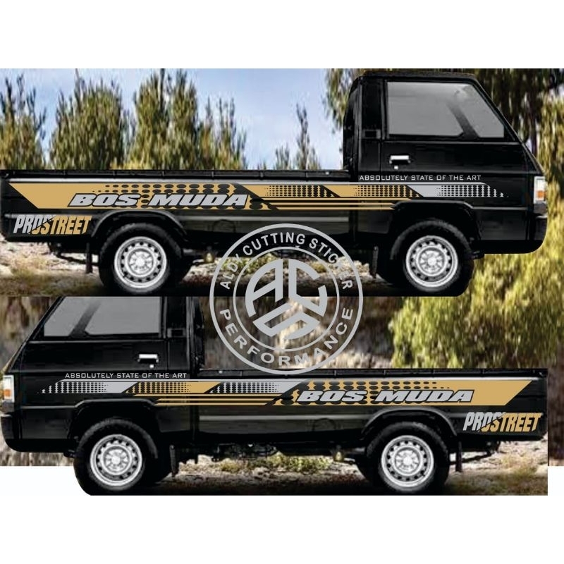 Jual STICKER STICKER CUTTING MOBIL PICK UP L 300 READY STOCK BISA GANTI ...