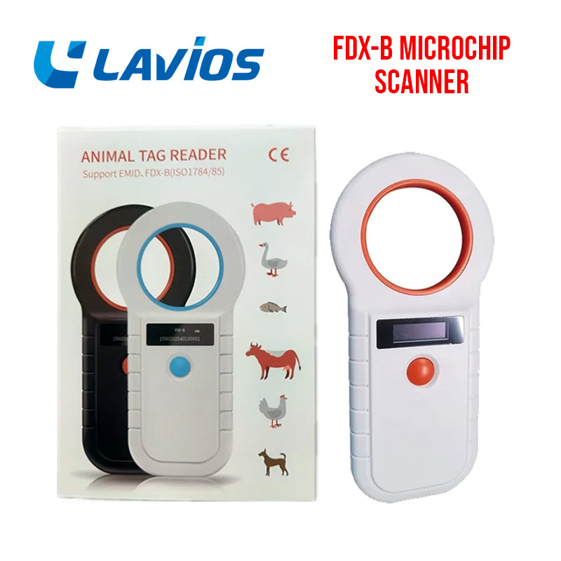Jual Scanner Microchip Hewan FDX-B 134.2Khz RFID animal microchip ...