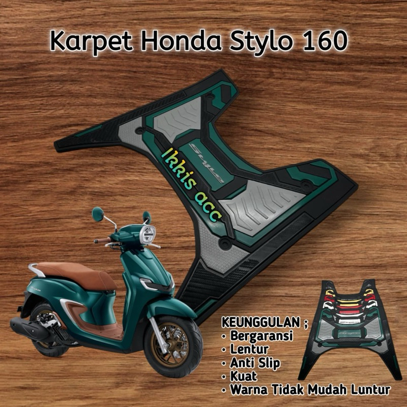 Jual Karpet Alas Kaki Motor Honda Stylo 160 | Karpet Motor Honda Stylo 160 Terbaru | Bahan Karet ...