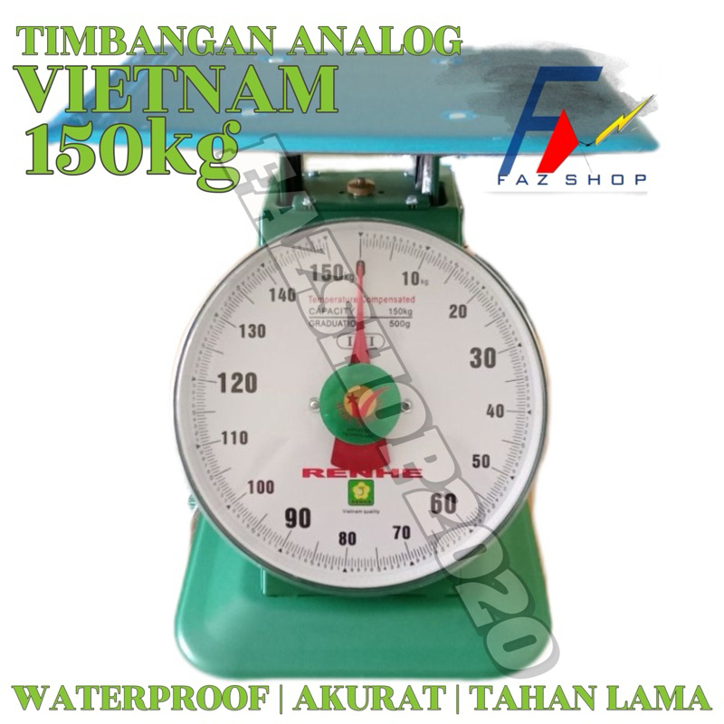 Jual TIMBANGAN DUDUK JARUM ANALOG VIETNAM RENHE 150kg | Shopee Indonesia