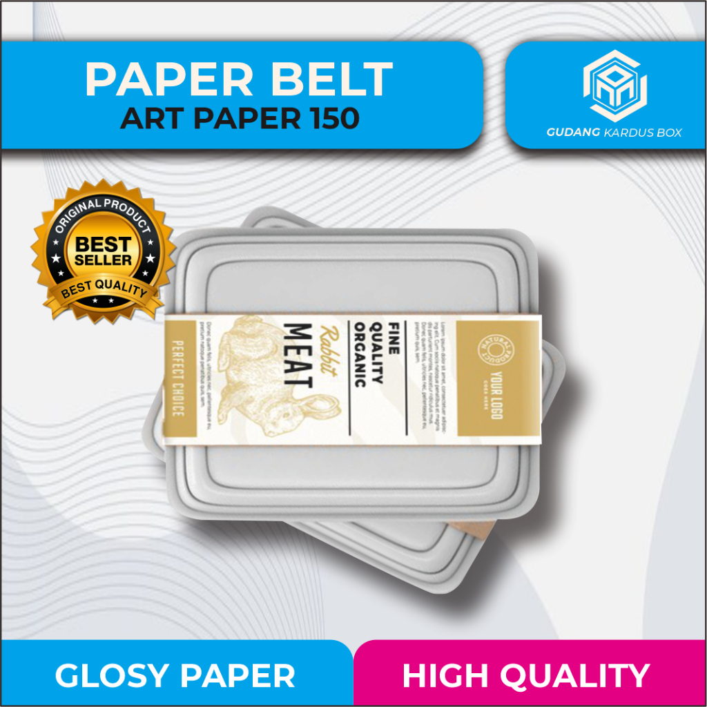 Jual Paper Belt Custom/ Cetak Paper Belt/ Label Segel Box/ Paper Belt ... Jual Paper Belt Custom/ Cetak Paper Belt/ Label Segel Box/ Paper Belt ...