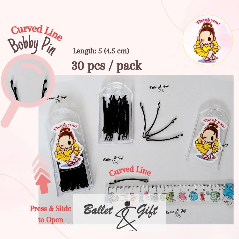 Jual Curved Line BOBBY PIN for toddler & kids | Shopee Indonesia