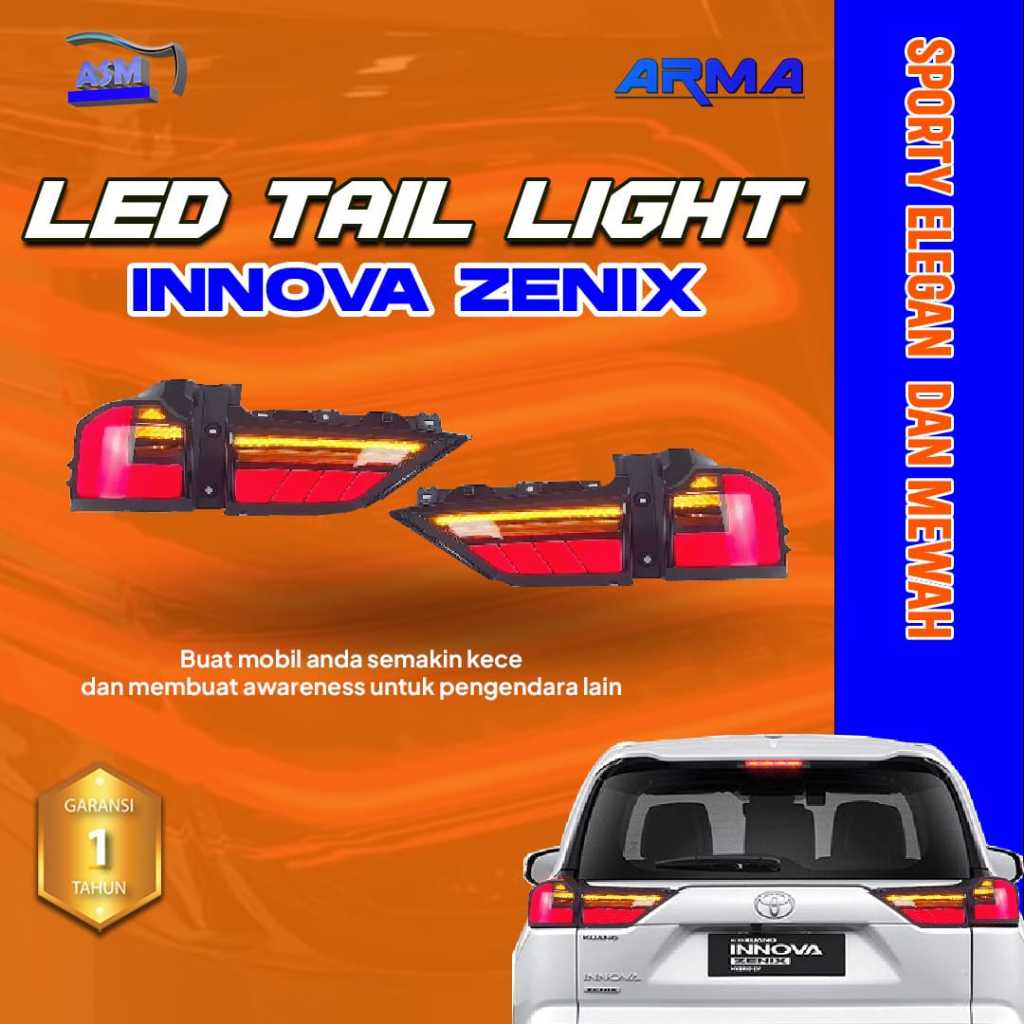 Jual Tail Light LED Stop Lamp Toyota Innova Zenix | Shopee Indonesia