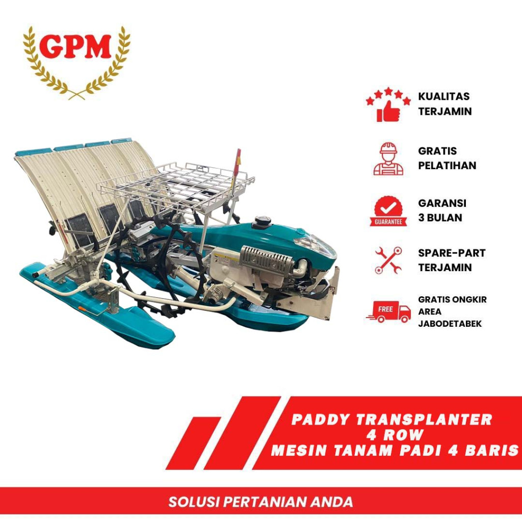 Jual Paddy Transplanter / Rice Transplanter (Mesin Tanam Padi 4 Baris ...
