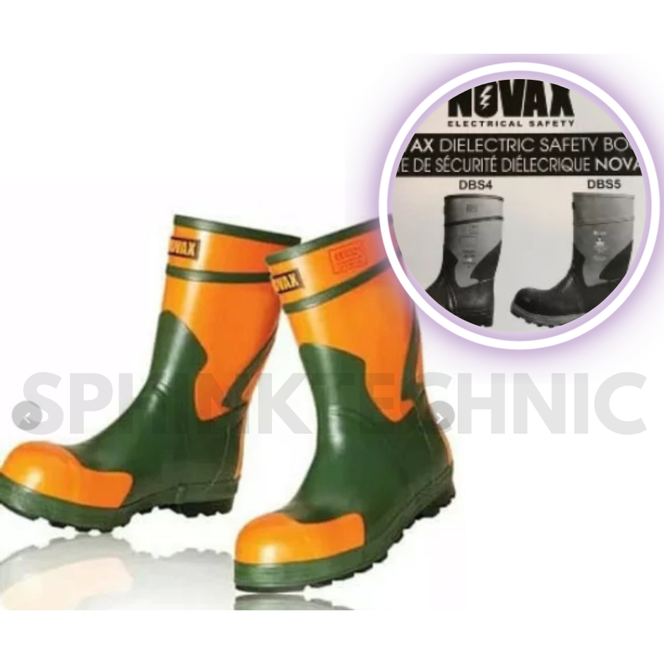 Jual Sepatu Safety Anti Listrik Dielectric Safety Boots NOVAK 20KV ...