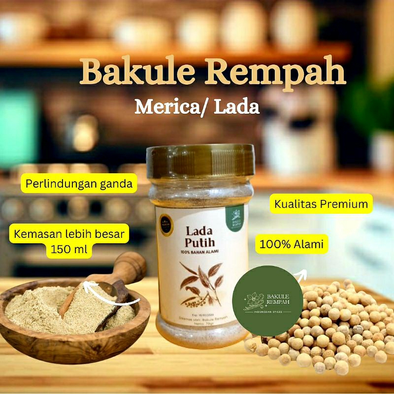 Jual MERICA Bumbu Dapur Bubuk Bumbu Masak LADA PUTIH MERICA MURNI ALAMI ...