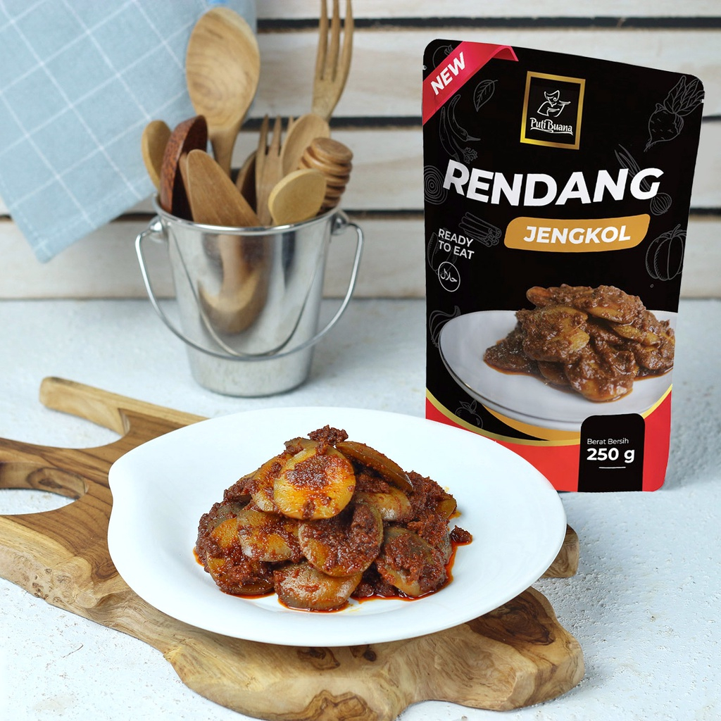 Jual Rendang Jengkol kemasan 250 gram Otentik Khas Padang | Shopee Indonesia