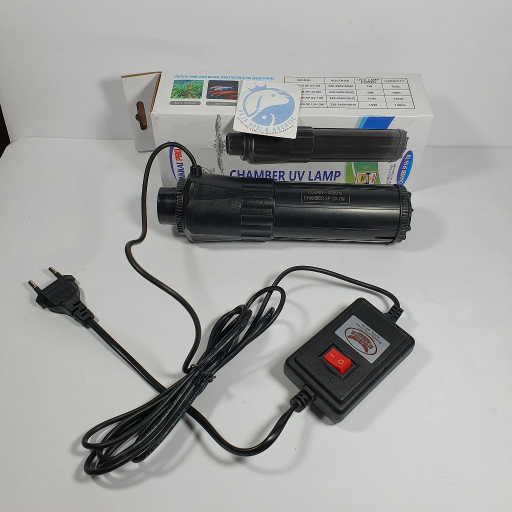 Jual SAKKAI PRO LAMPU UV CHAMBER 7WATT 7 WATT 7W STERILISASI AKUARIUM AQUARIUM | Shopee Indonesia