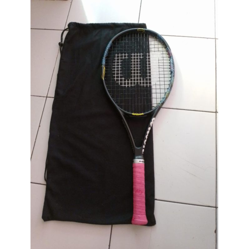 Jual Raket Tenis Wilson US OPEN BLX 100 Berat : 268g Bekas Second ...