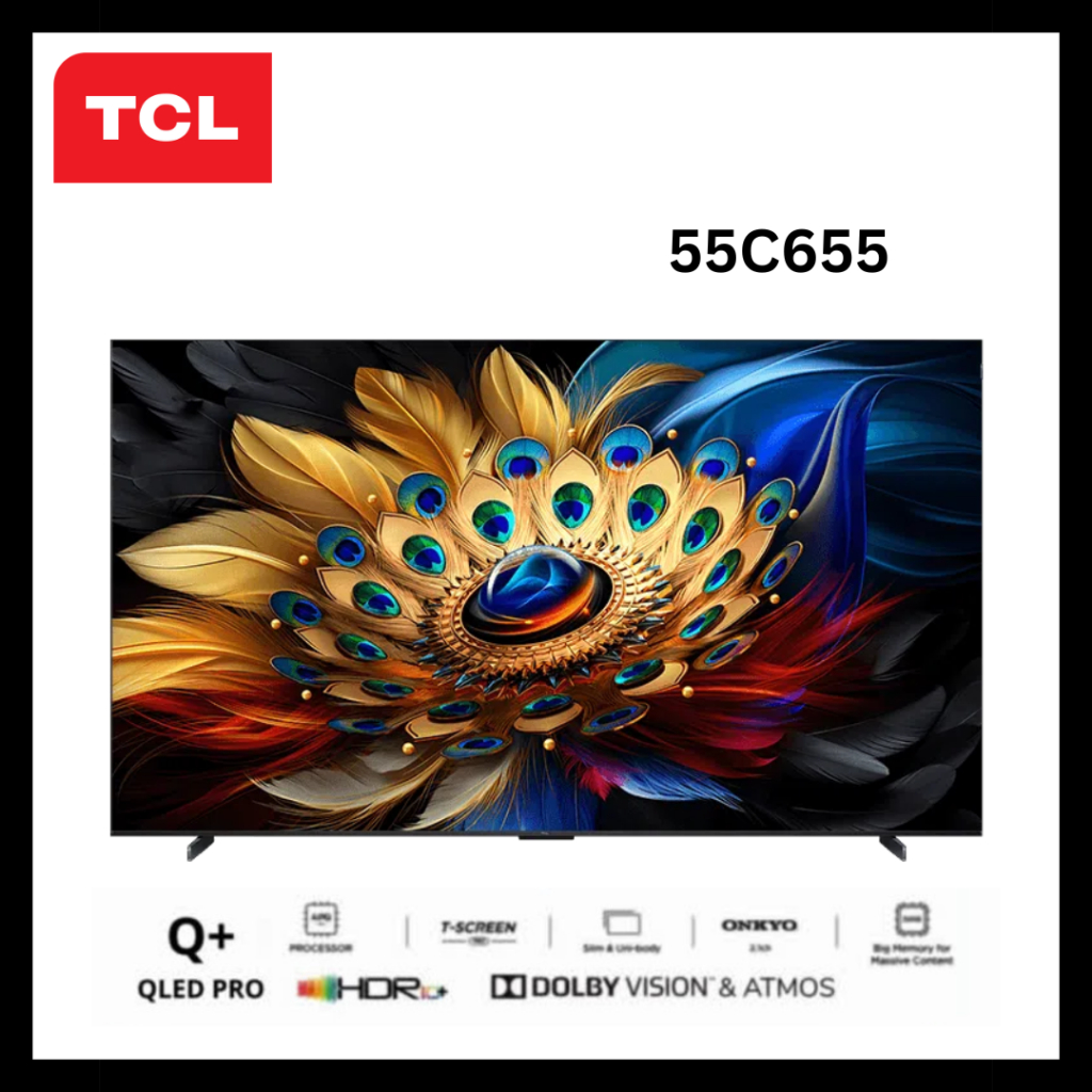 Jual TCL 55C655 QLED PRO ONKYO 4K HDR GARANSI RESMI TCL | Shopee Indonesia