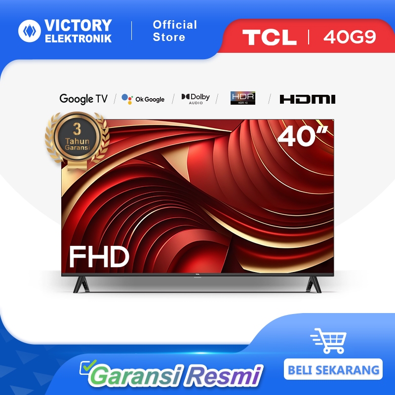 Jual TCL 40 Inch Google TV - 40G9 - FHD - Google Audio - 40G9 | Shopee ...
