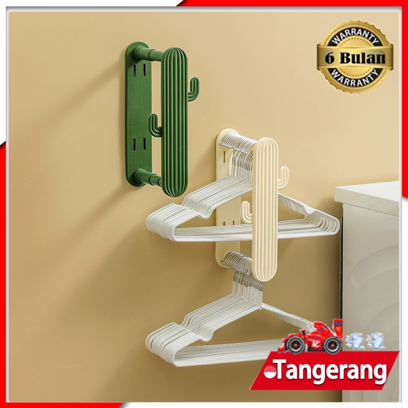Jual Tempat Gantungan Baju Dinding Ditarik / Rack Tempat Gantungan ...