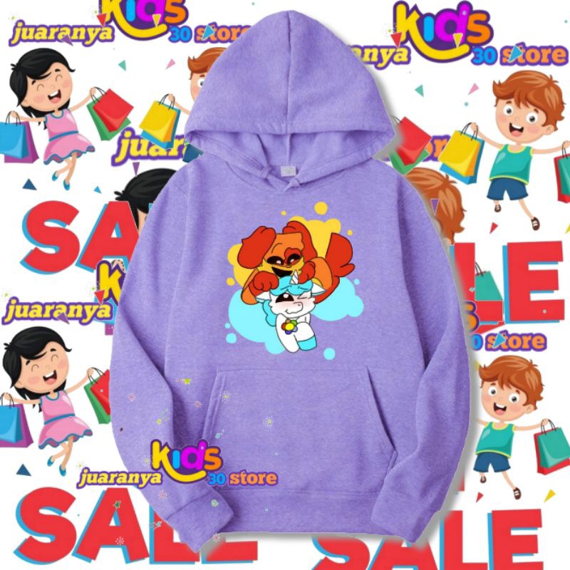 Jual Hoodie anak - catnap slimming critters Poppy playtime Hoodie ...