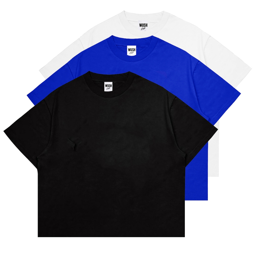 Jual WUSH CLUB BOXY FIT TEE BAJU KAOS DISTRO PRIA WANITA POLOS OVERSIZE ...