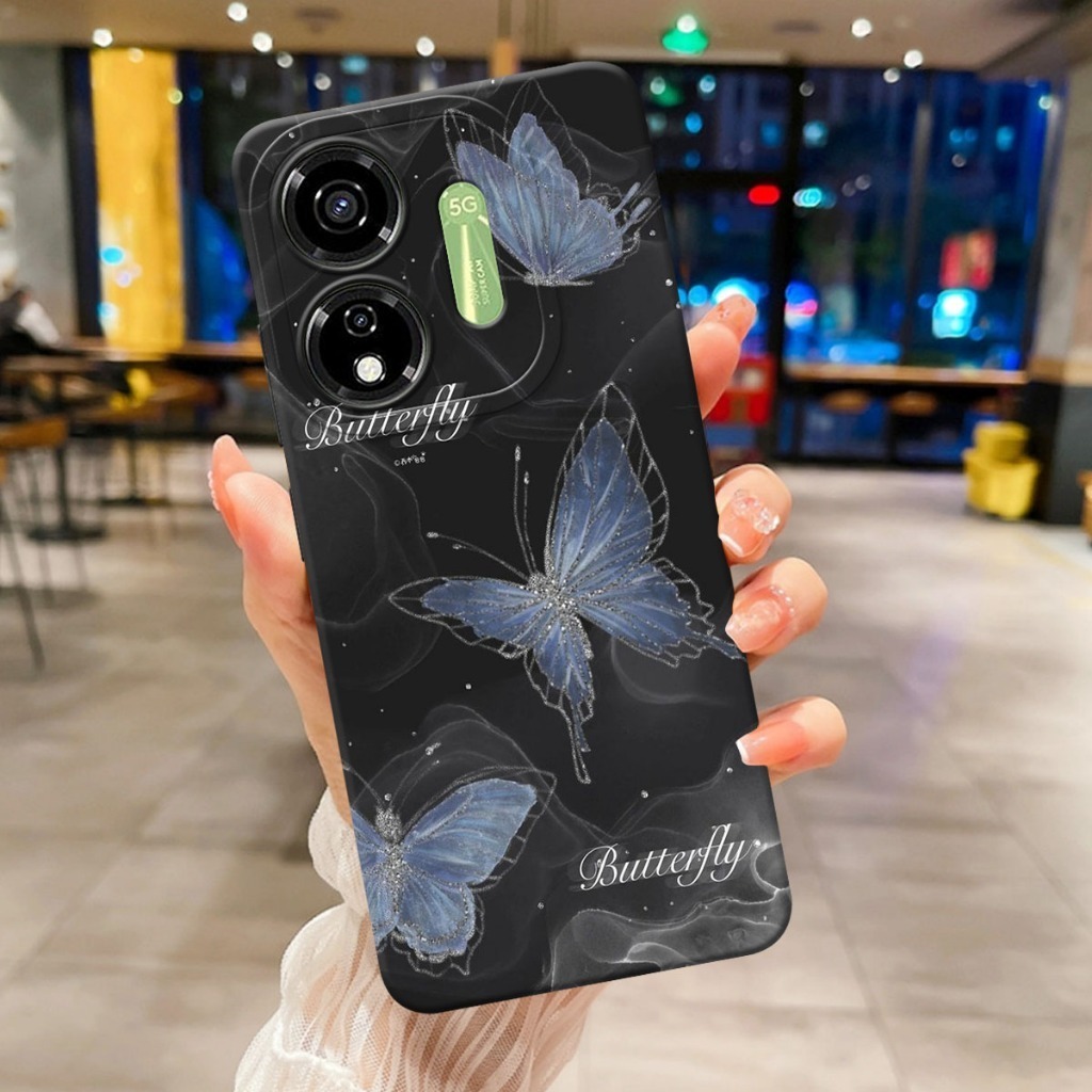 Jual [1533] ITEL P55 5G Case Procamera Fhasion Flowers BUTTERFLY (type ...