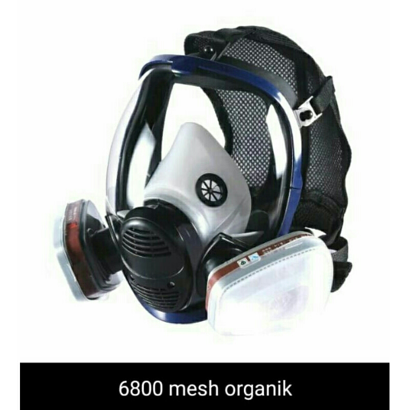 Jual Masker gas respirator full face / masker cat safety industrial ...
