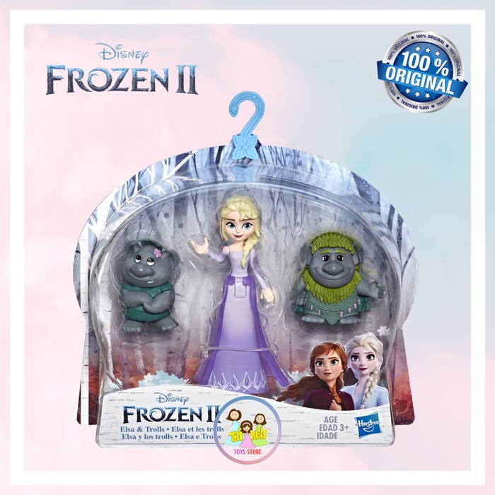 Jual Disney Frozen 2 Doll - Elsa dan Troll Mini Figure - ORIGINAL ...