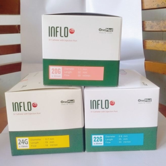 Jual Inflo Plus I.V Catheter OneMed Box Isi 50's | Shopee Indonesia