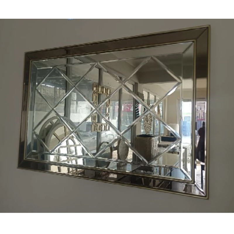 Jual CUSTOM - Cermin bevel 100x180cm | Shopee Indonesia