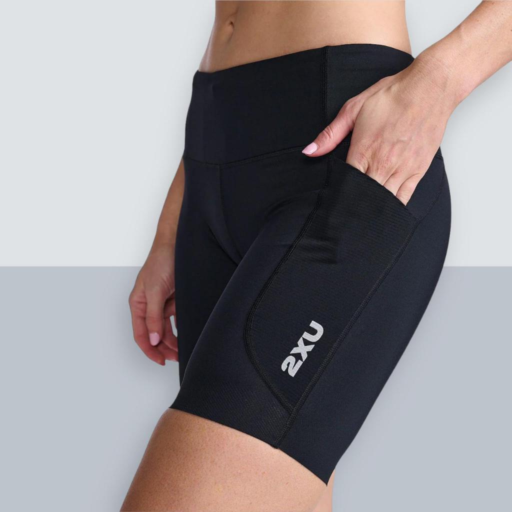 Jual 2XU Aero Mid-Rise Compression 6" Short Women WA6947b Original ...