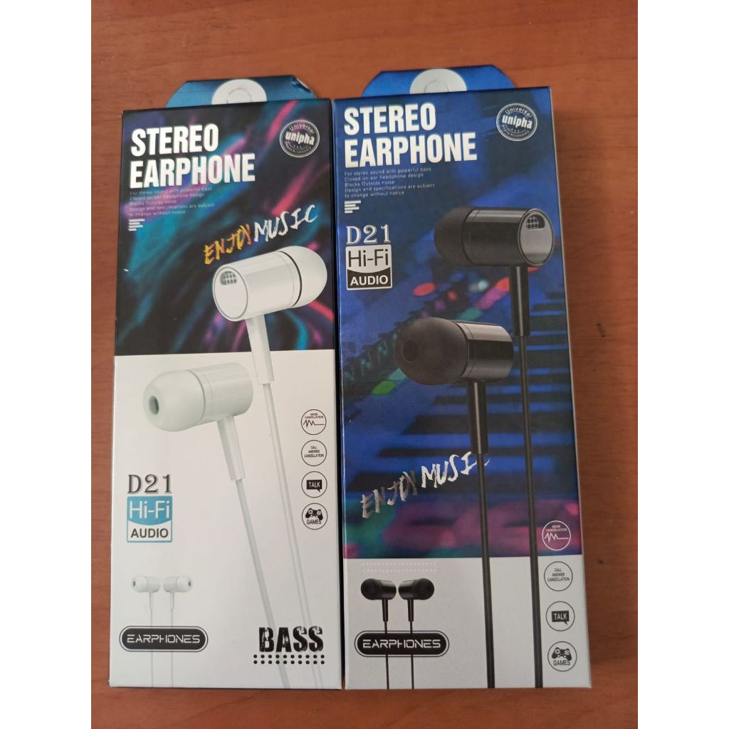 Jual Headset D21 Extra Bass / Handsfree D21 Extra Bass / Earphone D21 Extra Bass Promo Termurah ...