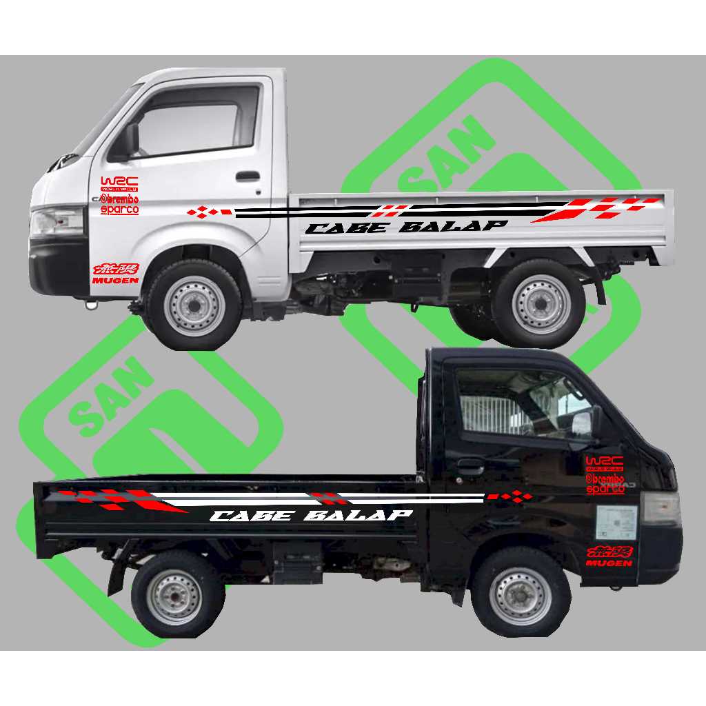 Jual 1276 cutting sticker pick up new carry desain terbaru mobil pick ...