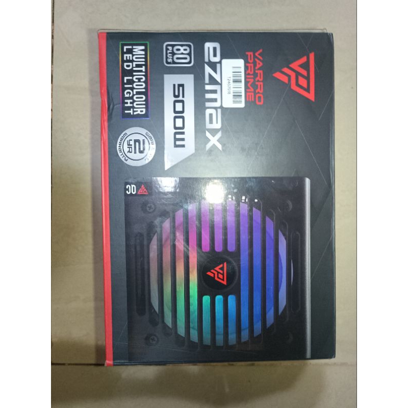 Jual Power Suplay PSU Varro Prime Ezmax 80+ 500 Watt LED RGB | Shopee ...