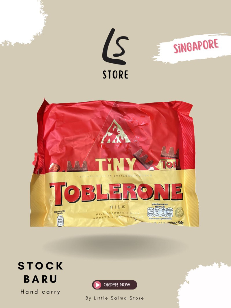Jual Toblerone Mini Original Singapore | Shopee Indonesia