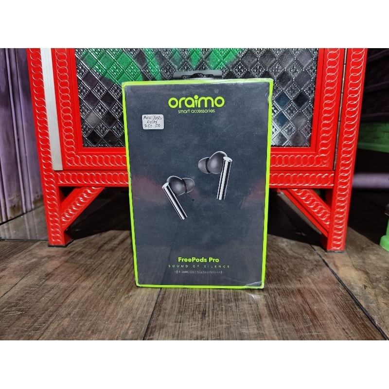 Jual Oraimo FreePods Pro ANC Black Baru Segel Resmi | Shopee Indonesia
