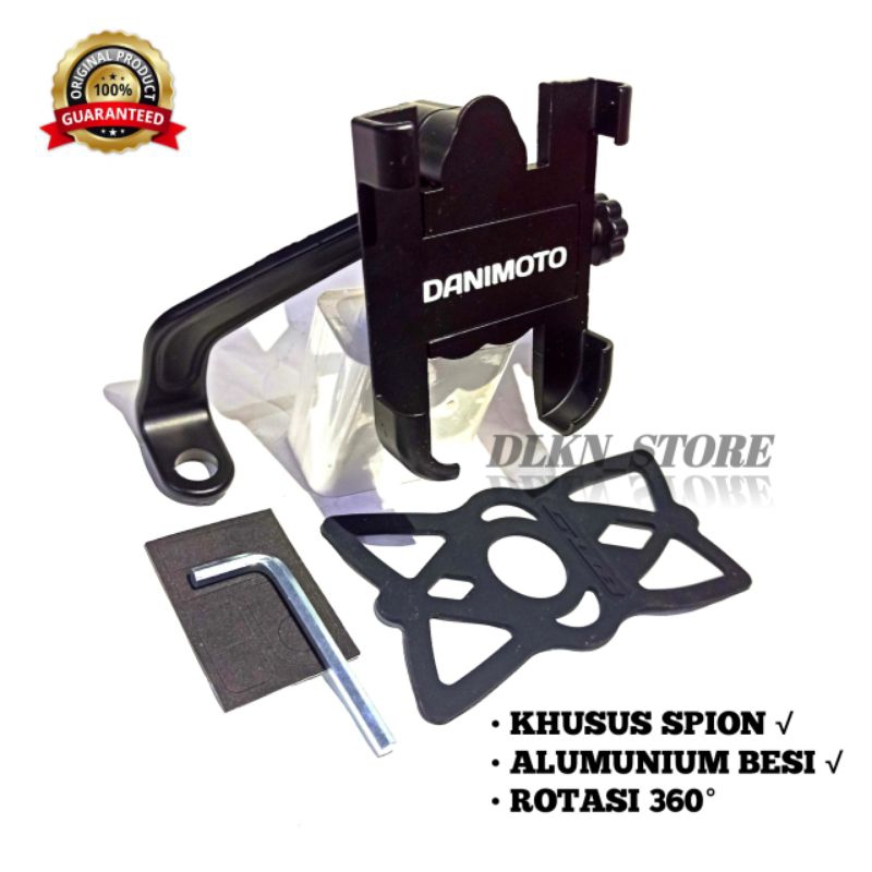 Jual Holder HP spion motor full alumunium besi universal khusus spion ...