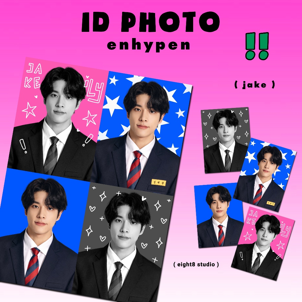 Jual ENHYPEN 4 cuts id photo by eight8 studio | Shopee Indonesia