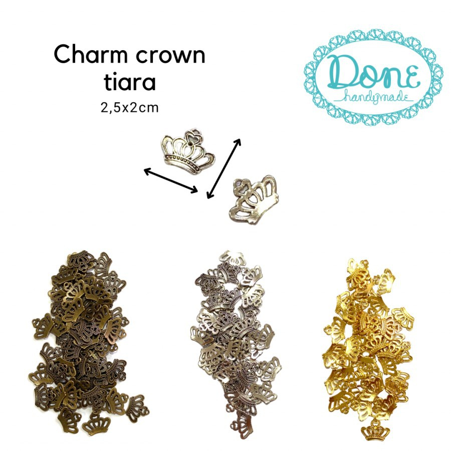 Jual Charm mahkota crown charm tiara charm aksesoris keychain | Shopee ...
