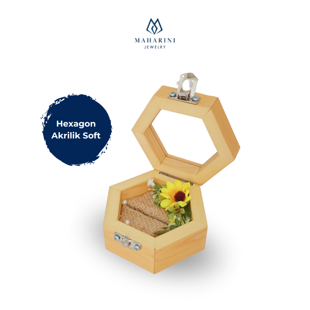 Jual Tempat Kotak Box Pernikahan Cincin Perhiasan Penyimpanan Ring Box ...