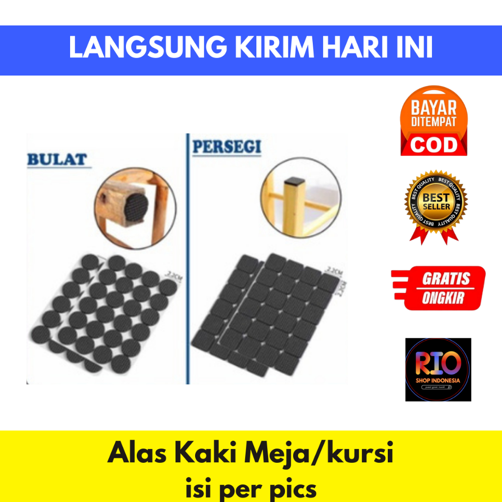 Jual Busa / 1 PCS Bantalan Pelindung Funiture Anti Slip Lantai Vinyl ...