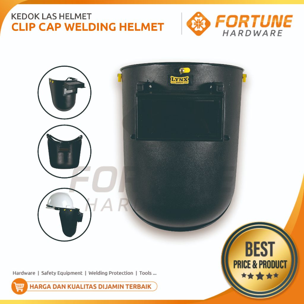 Jual Kedok Las Khusus Helm Clip Cap Welding Helmet Lynx | Shopee Indonesia