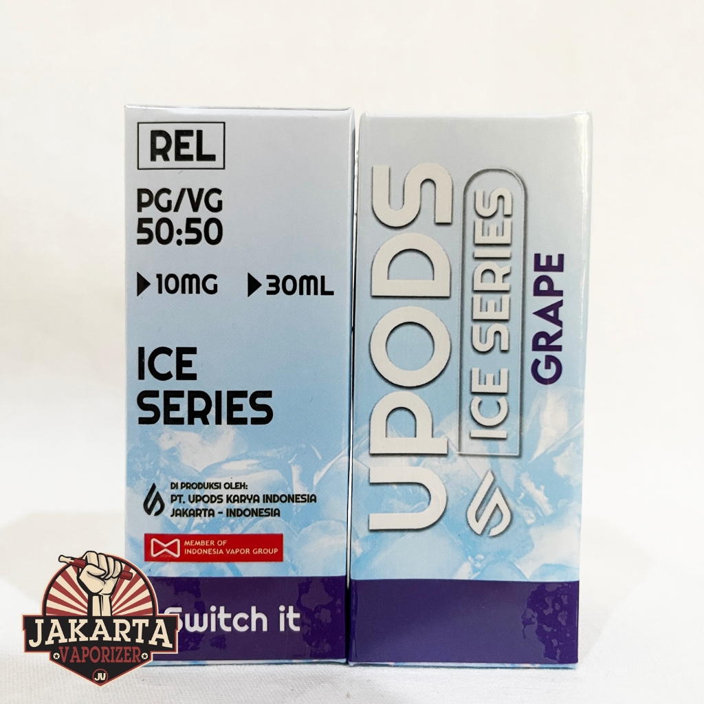 Jual [SALT] UPODS GRAPE ICE SERIES 30ML 10MG BY UPODS JUICE CARTEL SALT ...