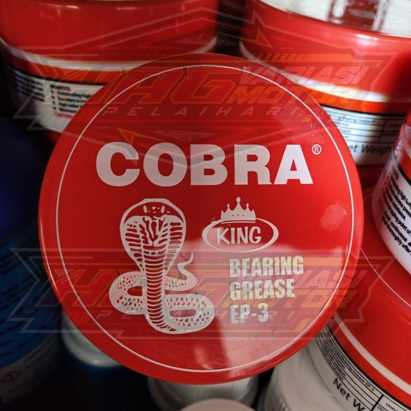 Jual COBRA KING Bearing Grease Gemuk EP-3 100GR | Shopee Indonesia