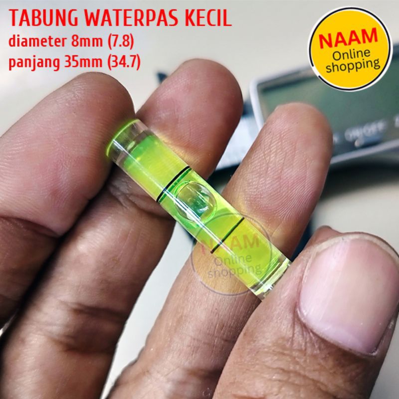 Jual (0.8X3.5CM) TABUNG MINI WATERPASS - TABUNG WATER PASS KECIL ...