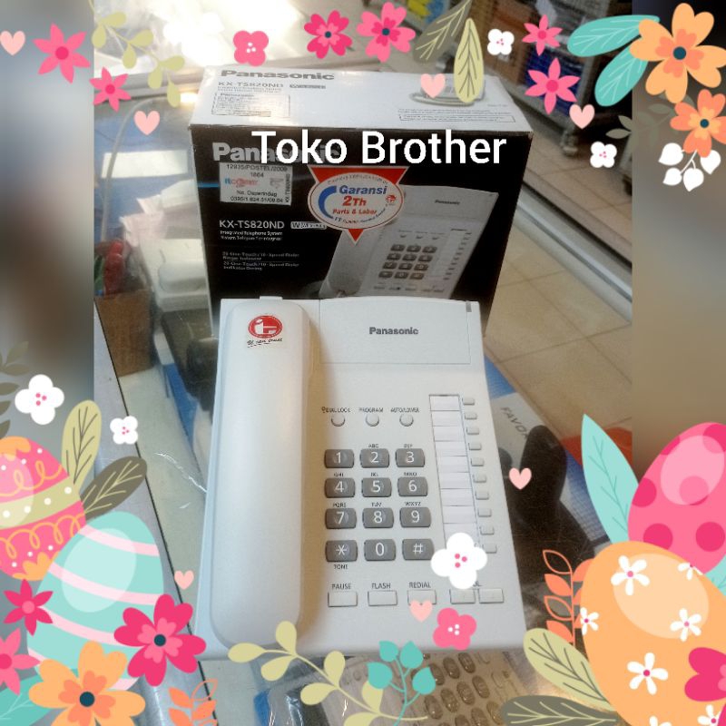 Jual Telepon kabel Panasonic KX-TS820ND | Shopee Indonesia