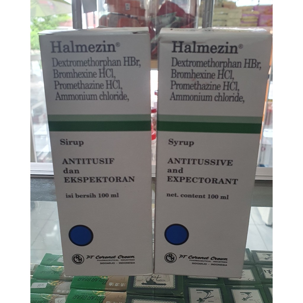 Jual HALMEZIN SIRUP 100 ML Obat batuk berdahak & kering | Shopee Indonesia