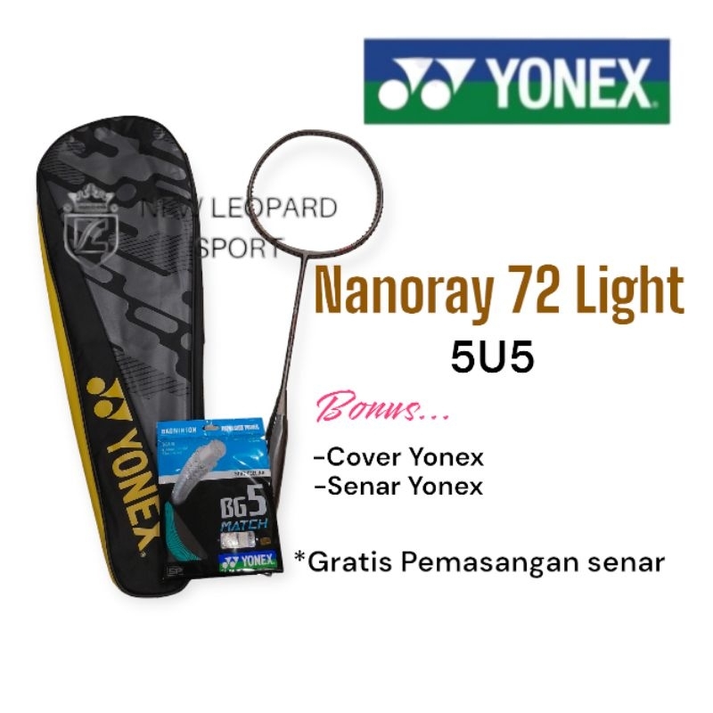 Jual Raket Badminton YONEX NANORAY 72 Light Rudi Series / Grey | Shopee Indonesia