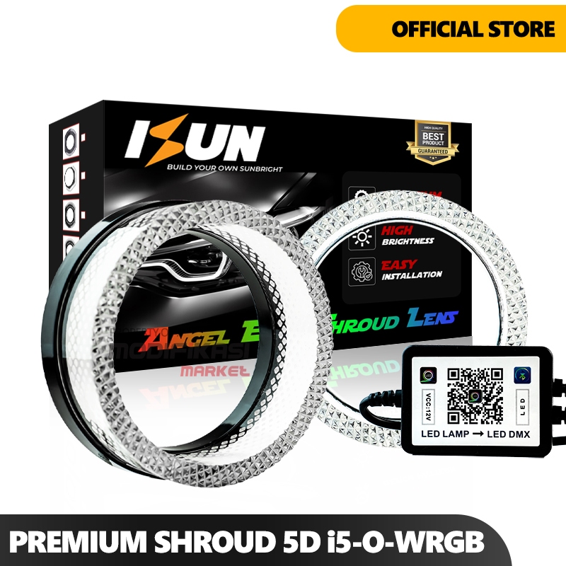 Jual ISUN PREMIUM Shroud i5-O WRGB Bluetooth APP HP 210 Mode dengan ...