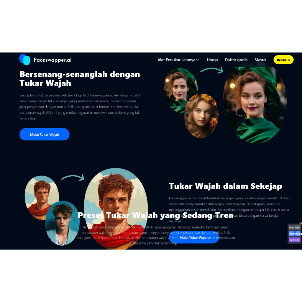 Jual Face Swapper AI - Tukar Wajah AI | Shopee Indonesia