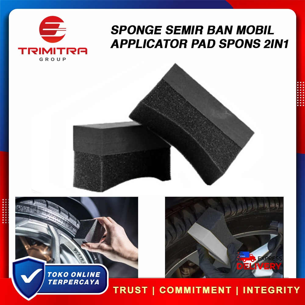 Jual Sponge Semir Ban Motor Mobil Busa Applicator Pad Spons Aplikasi ...