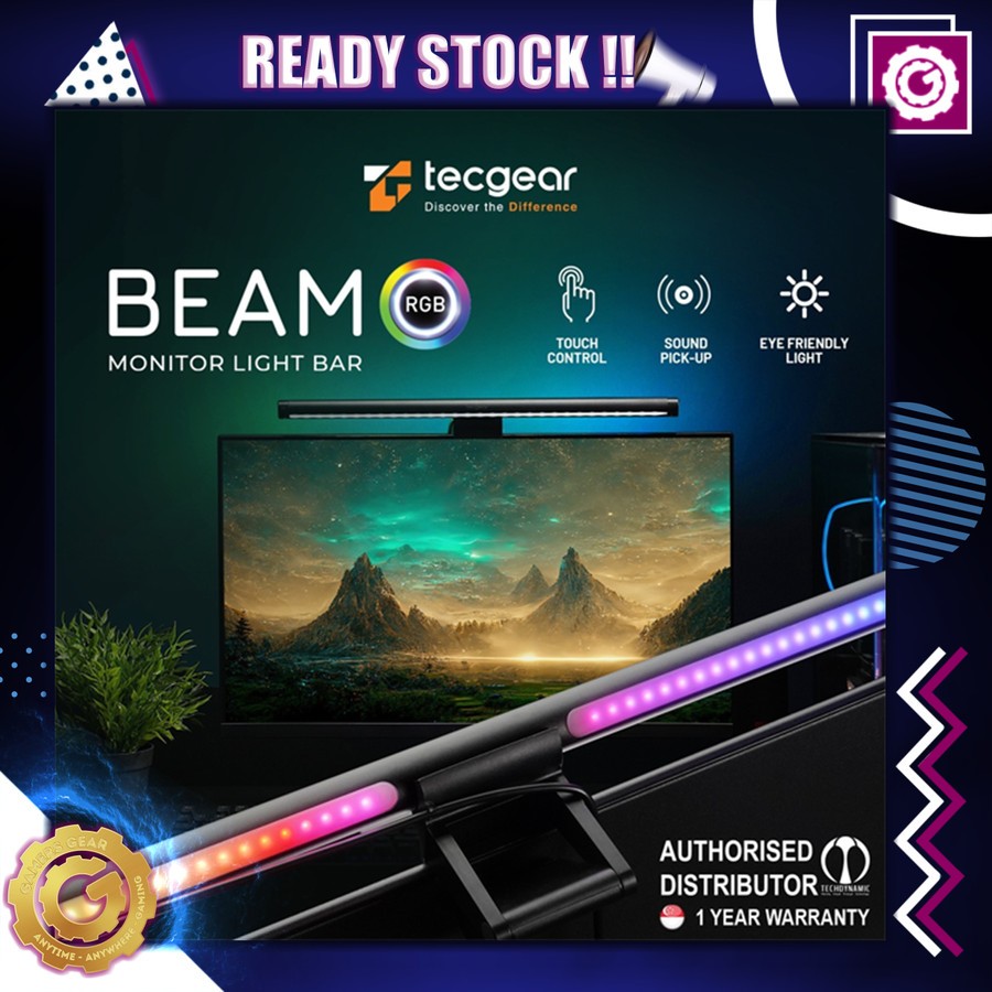 Jual Screen Bar Monitor Light LED Tecgear Beam Lampu Meja Kerja dan ...