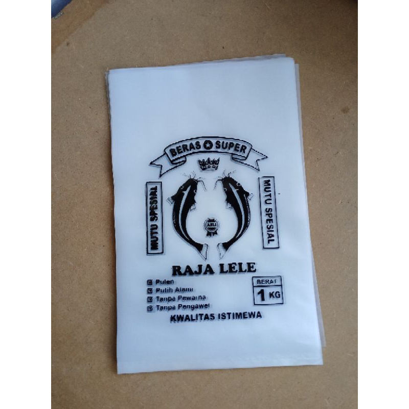 Jual plastik beras 1 kg raja lele (isi 100 lembar) | Shopee Indonesia