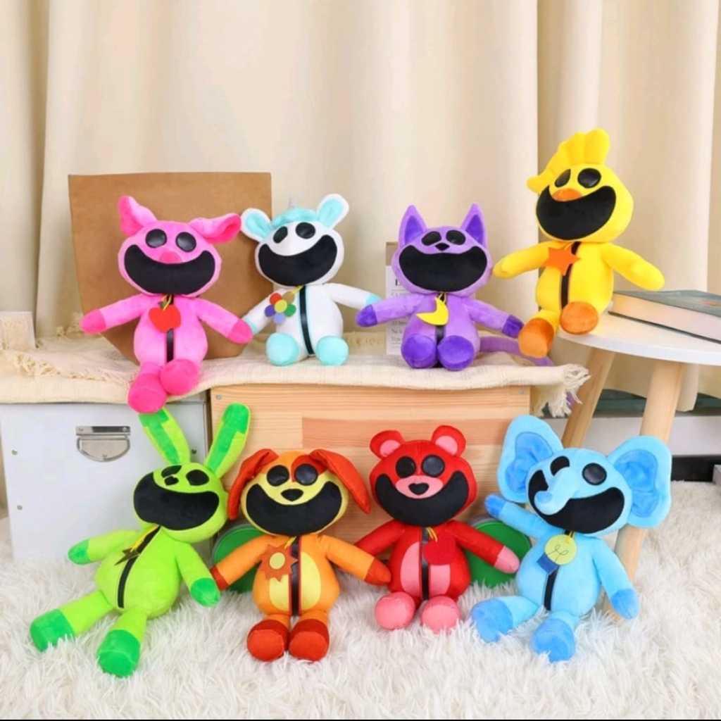 Jual Boneka catnap 50 cm smiling critters series figura plush doll ...