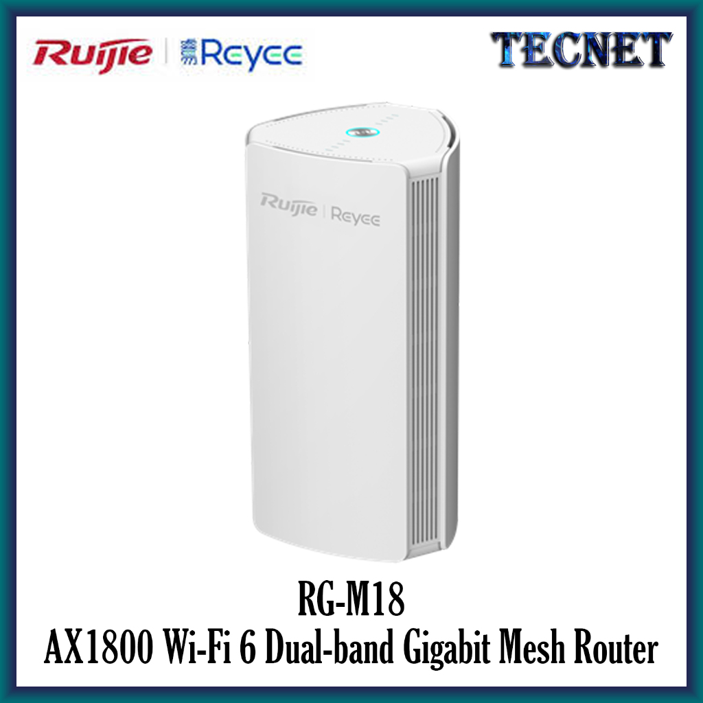 Jual Ruijie Reyee RG-M18 AX1800 WiFi 6 Dual Band Whole Home Mesh Router ...